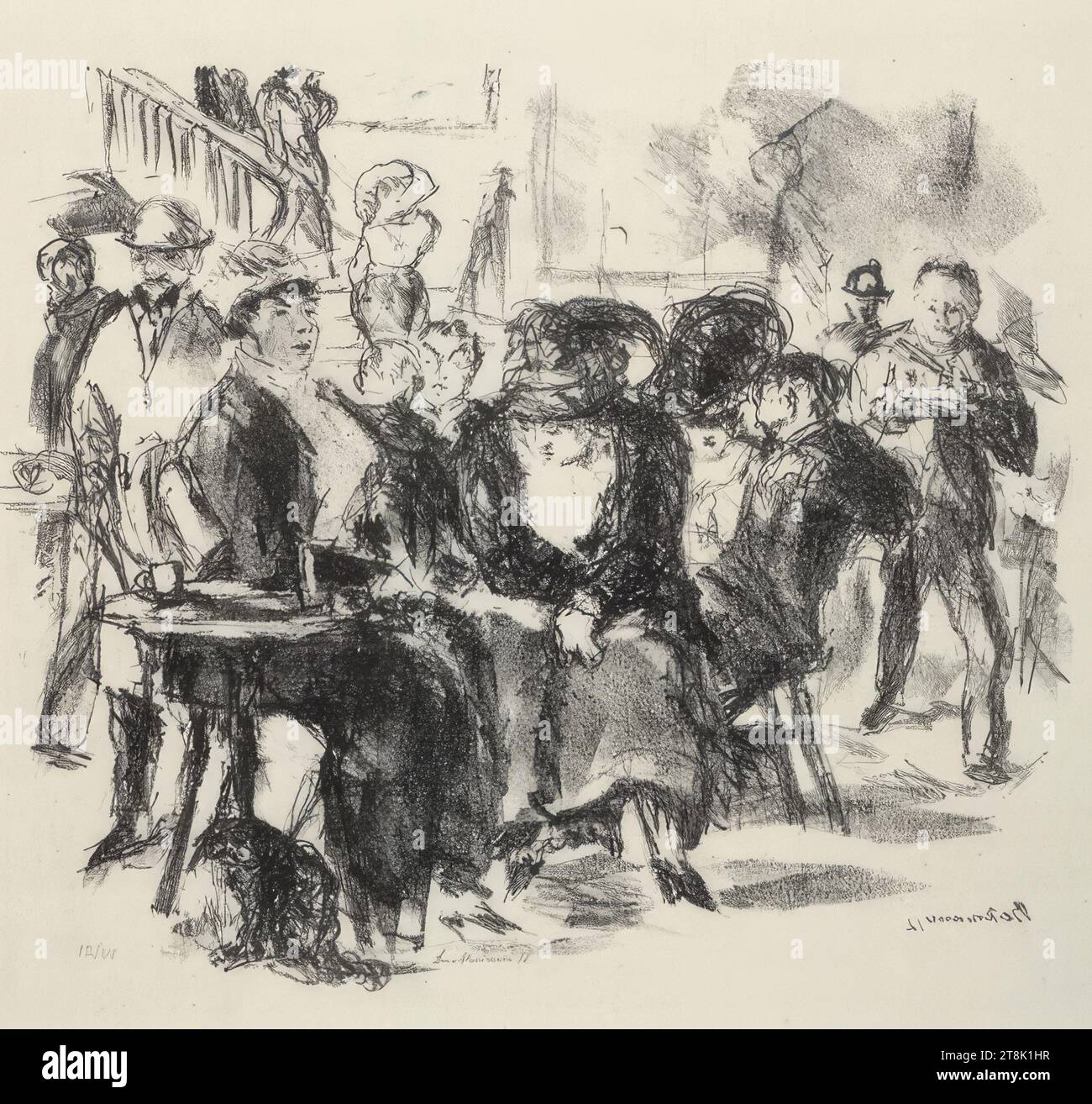 Admiralkaffee, Max Beckmann, Leipzig 1884 - 1950 New York, 1912, print ...