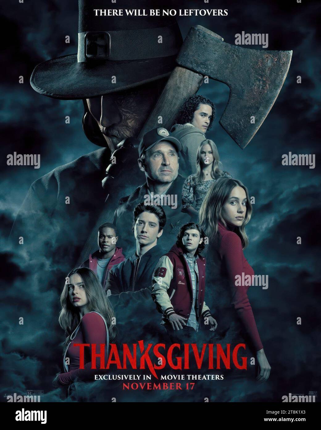 THANKSGIVING, US poster, from top: Carver (voice: Adam MacDonald ...