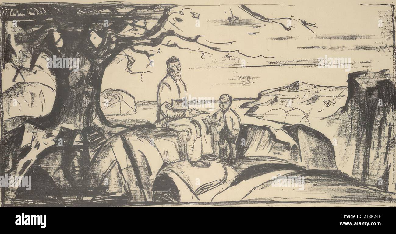 The story, Edvard Munch, Løten near Hamar 1863 - 1944 Ekely, 1914 ...