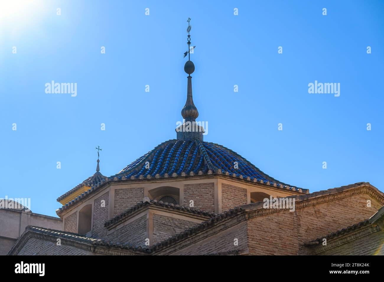 MURCIA, SPAIN, architectural feature of dome or cupola in ancient ...