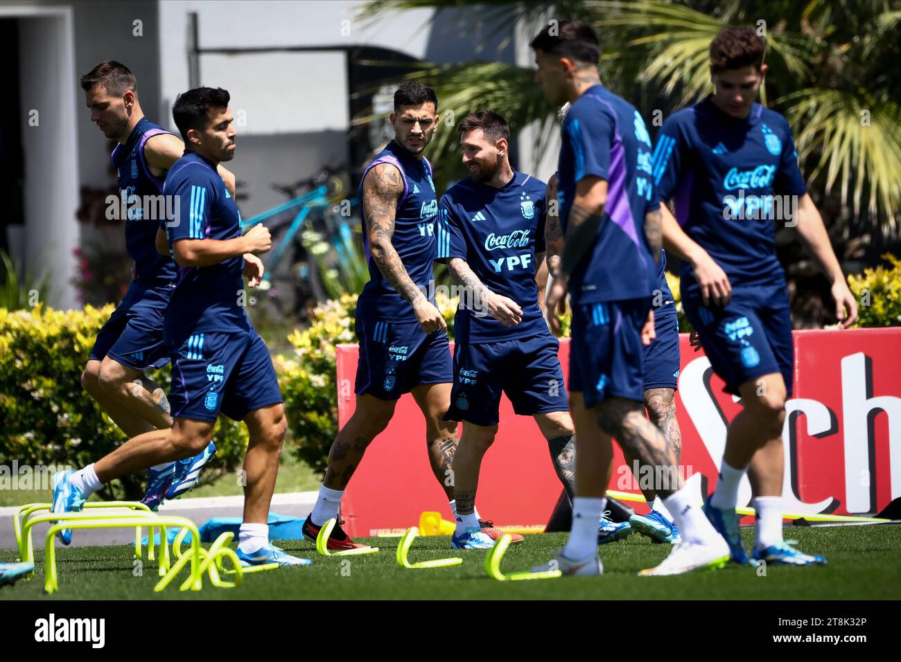 Ezeiza, Buenos Aires, Argentina. 20th Nov, 2023. Lionel Messi of ...