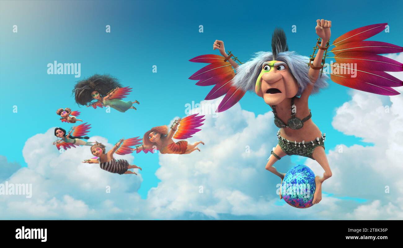 THE CROODS: FAMILY TREE, from left: Hope (voice: Amy Rosoff), Sandy ...