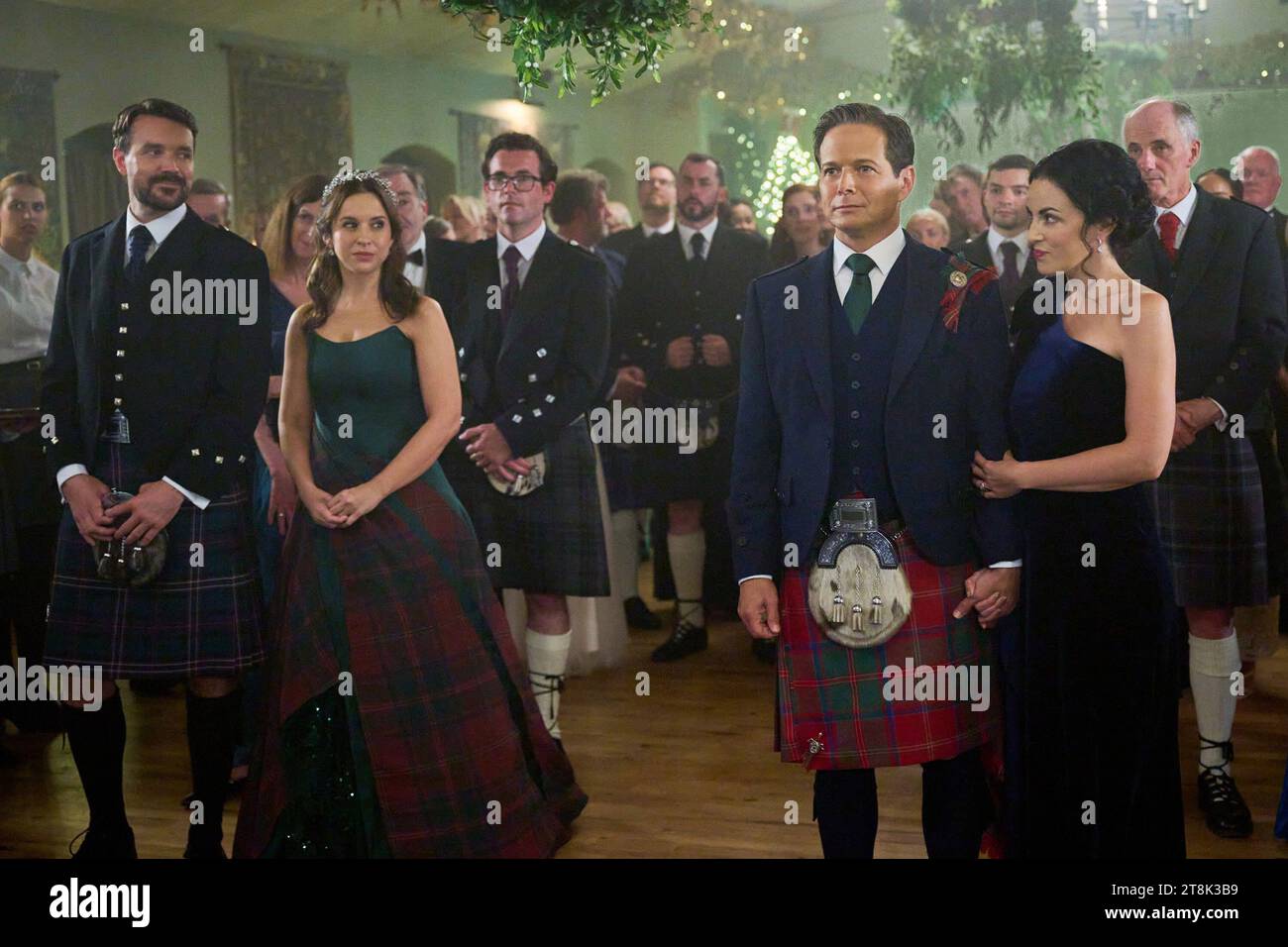 A MERRY SCOTTISH CHRISTMAS, front from left: James Robinson, Lacey ...