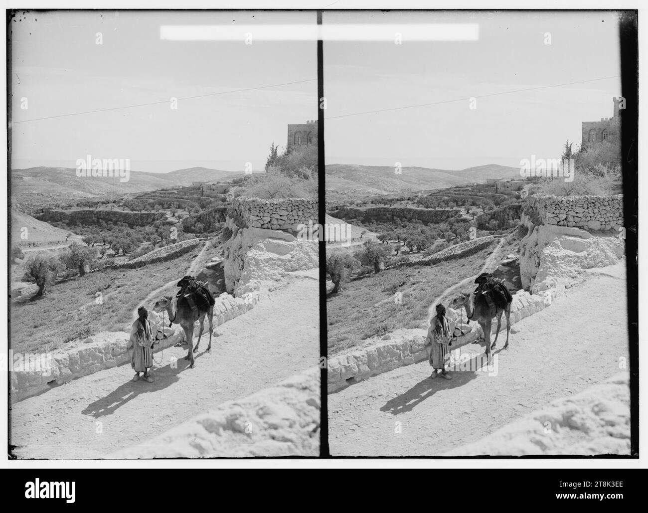 Valleys of Jehoshaphat and Hinnom. Valley of Hinnom from Bethlehem Road ...