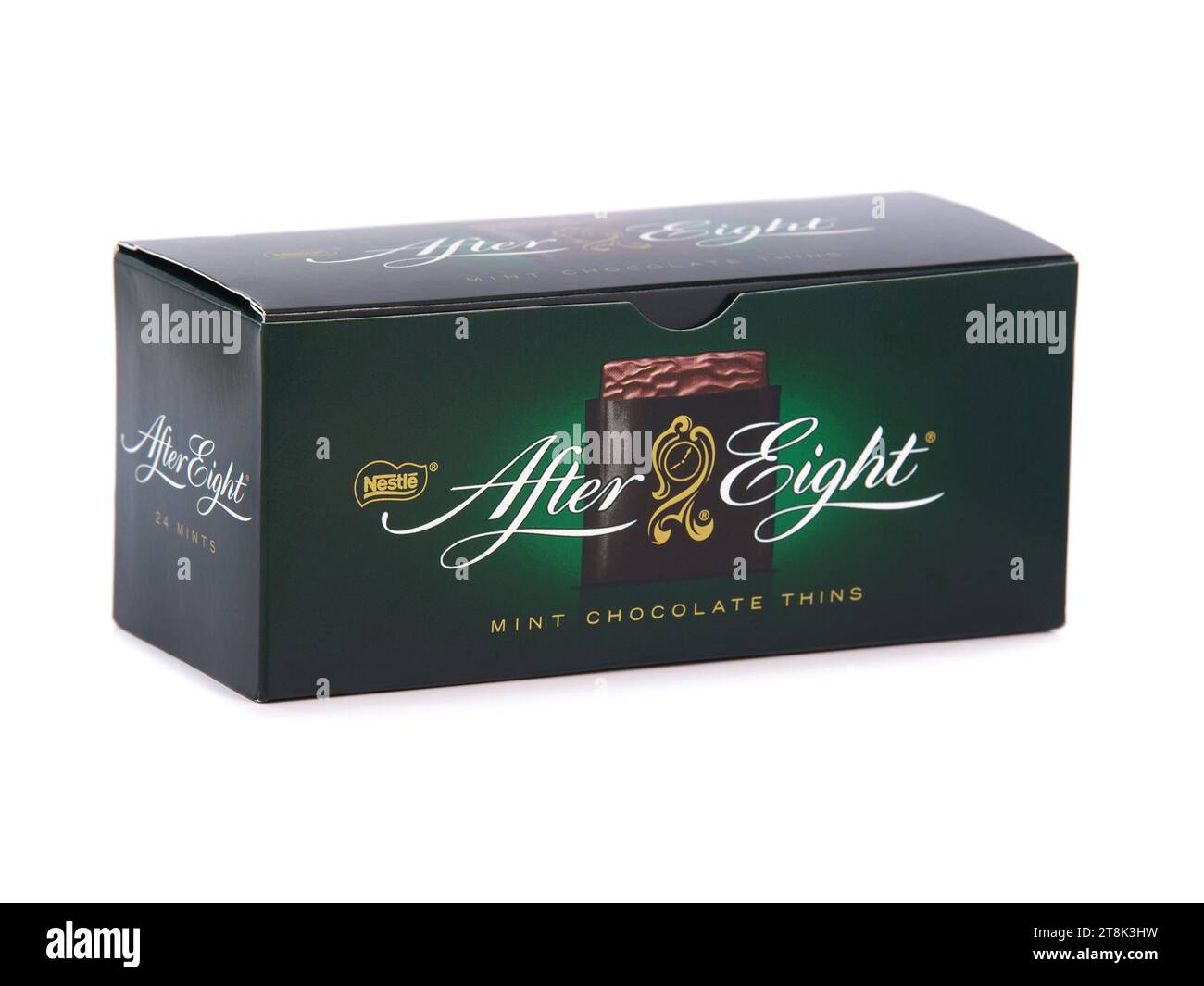 BUCHAREST, ROMANIA - NOVEMBER 27, 2019. Pack of After Eight Mint ...