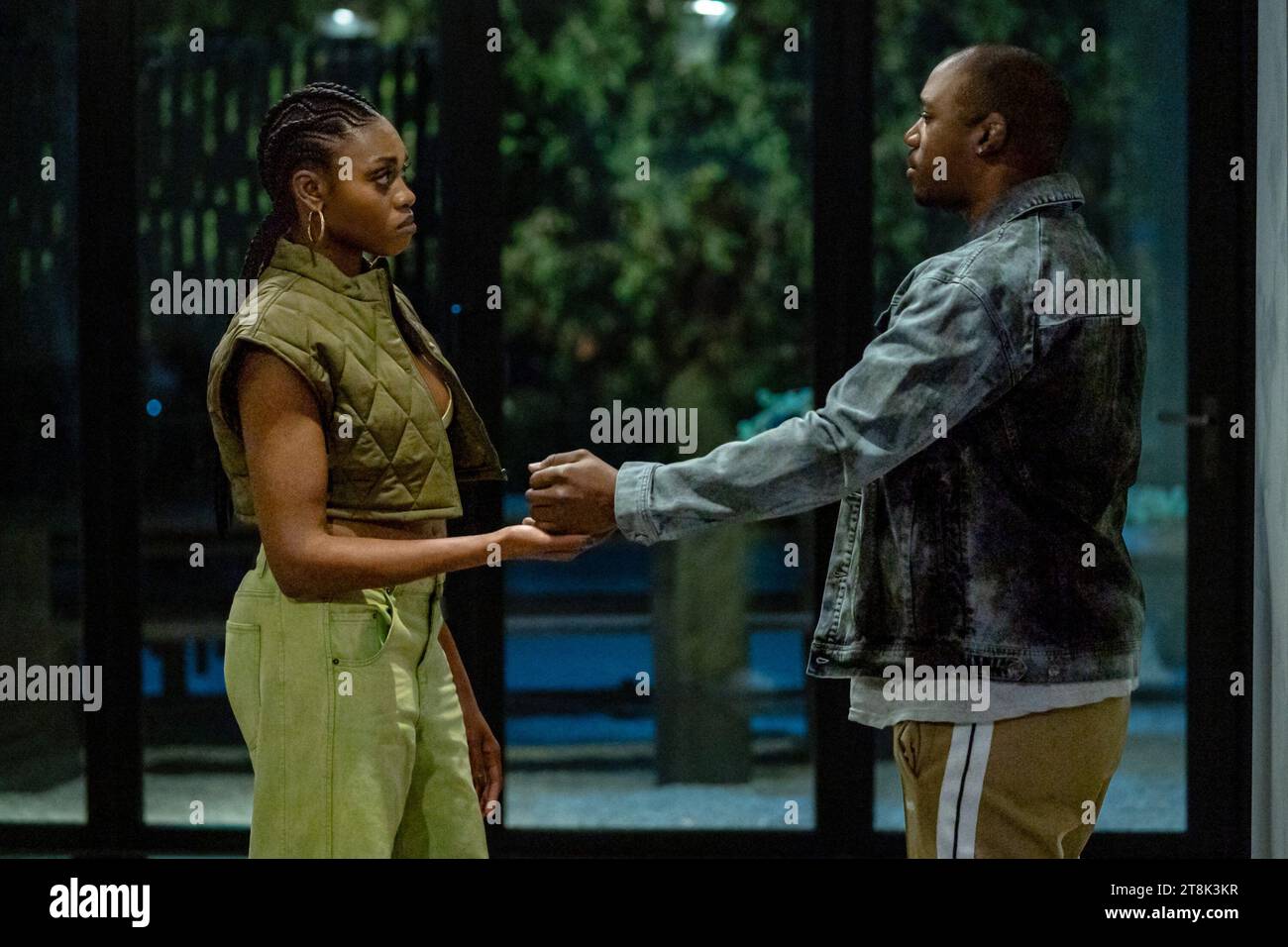 POWER BOOK IV: FORCE, from left: Adrienne Walker, Kristopher D. Lofton ...