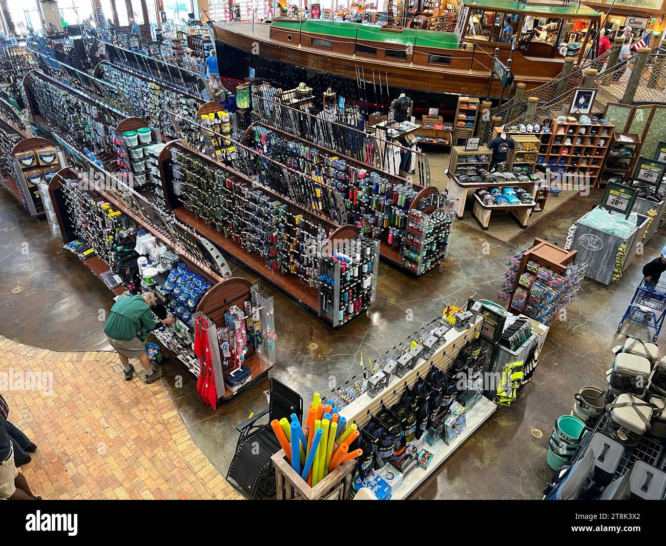Islamorada Fl Usa August 22 2022 People Shopping In A Bass Pro Shop In Islamorada Florida