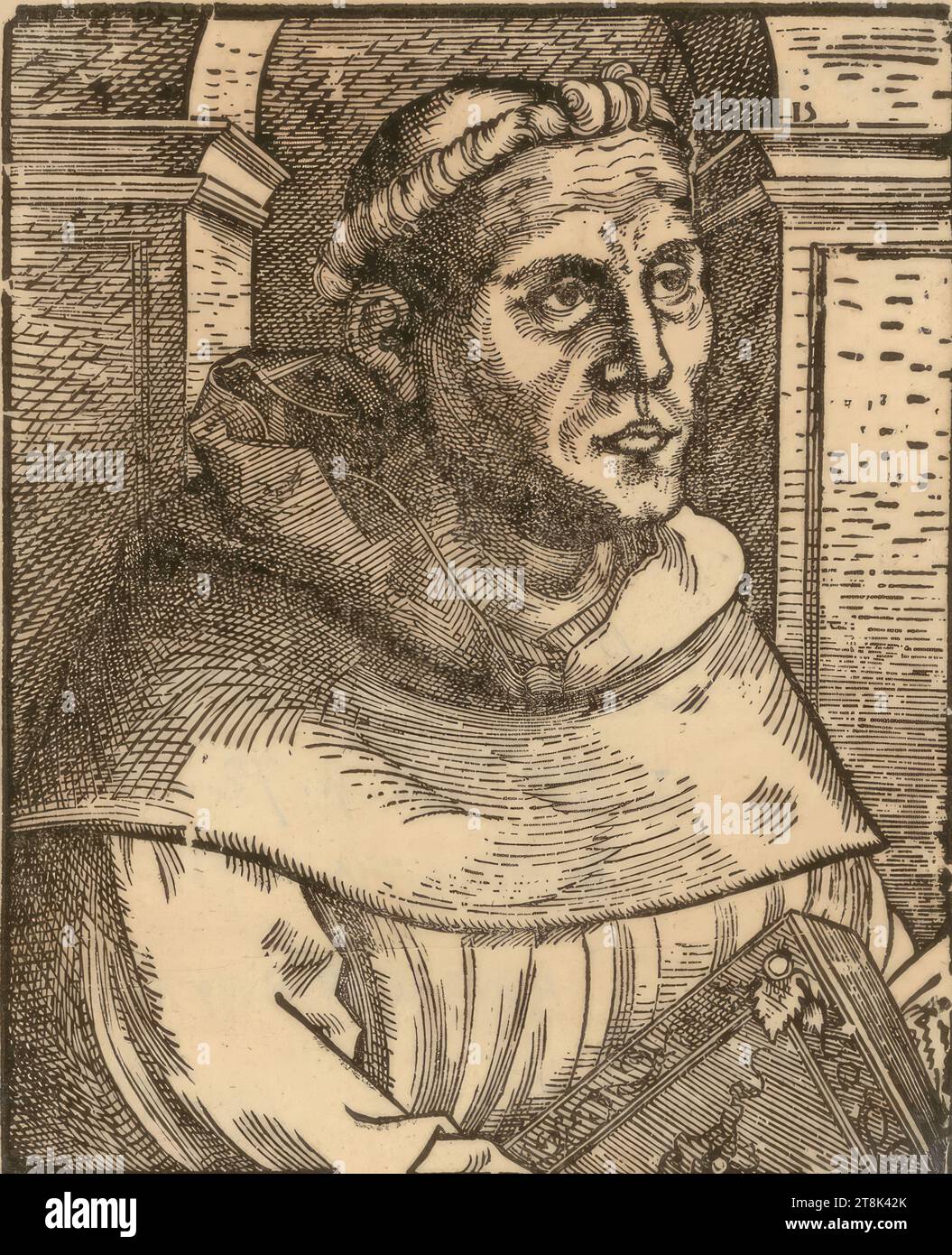 Luther as an Augustinian monk, Lucas Cranach the Elder Ä., Kronach 1472 ...