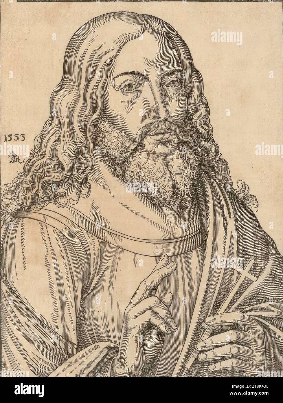 The Blessing of Christ, Lucas Cranach the Elder J., Wittenberg 1515 - 1586 Weimar, 1553, print ...