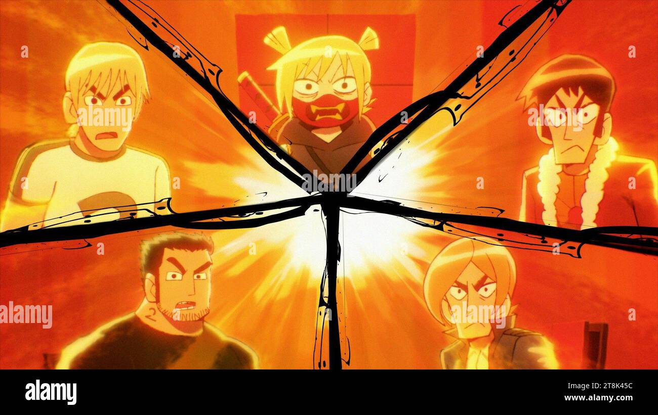 SCOTT PILGRIM TAKES OFF, clockwise from top left: Todd Ingram (voice ...