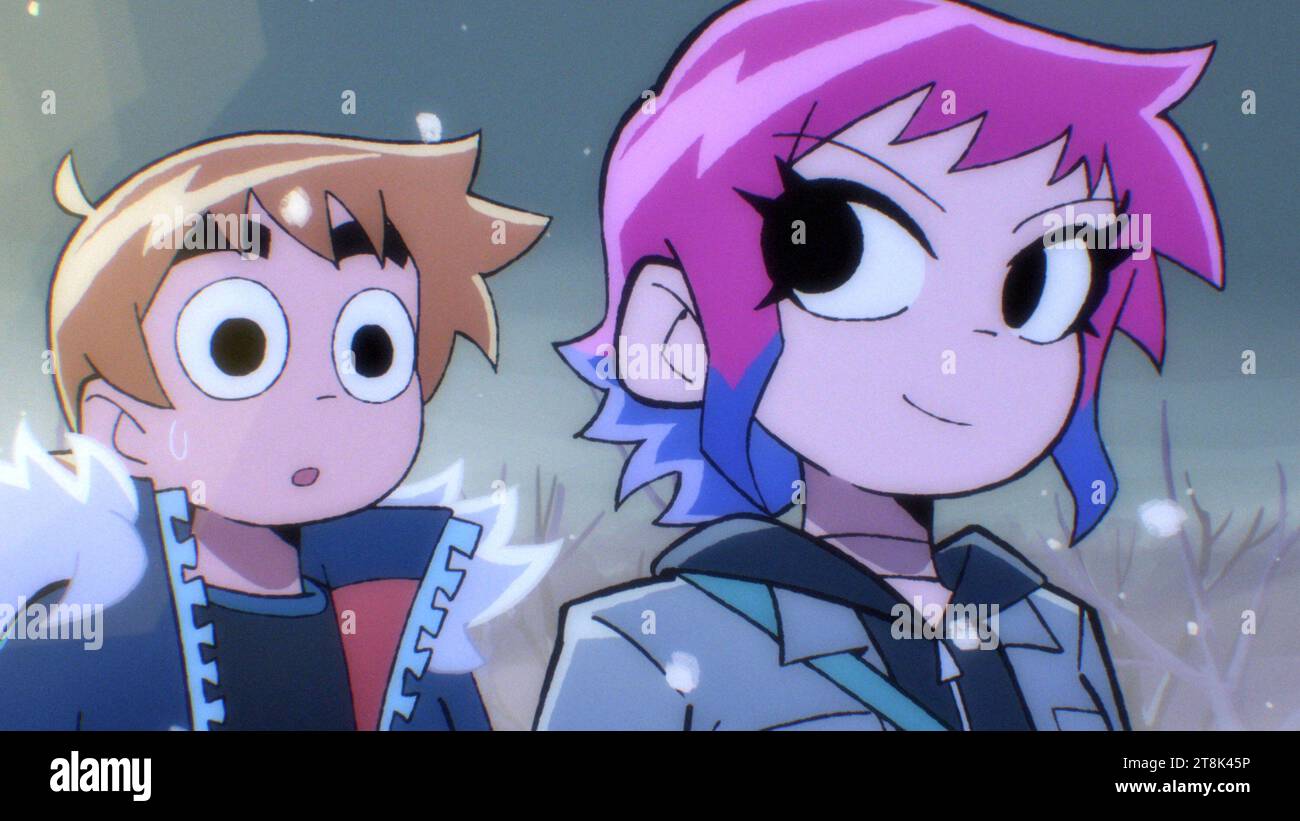 SCOTT PILGRIM TAKES OFF, from left: Scott Pilgrim (voice: Michael Cera ...