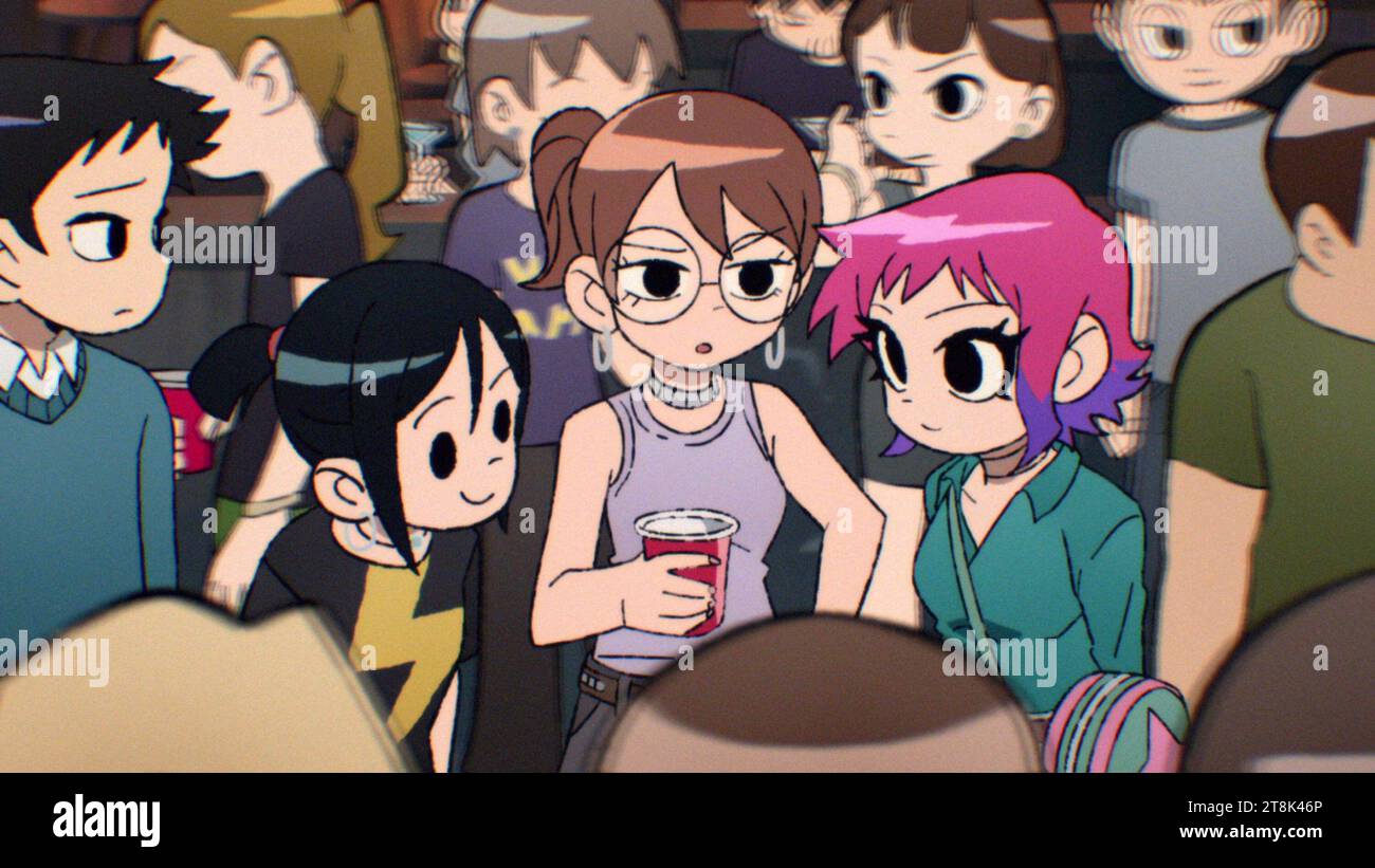 SCOTT PILGRIM TAKES OFF, from left: Knives Chau (voice: Ellen Wong ...