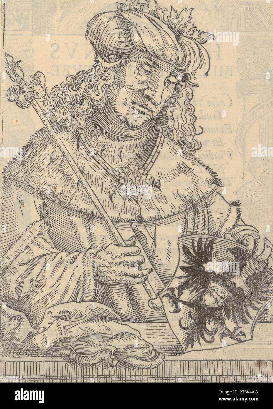 Portrait of Henry I, Duke of Saxony and King of the Holy Roman Empire ...