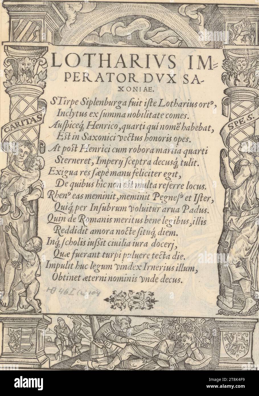 Text for the portrait of Lothar III, Duke of Saxony and Emperor of the ...