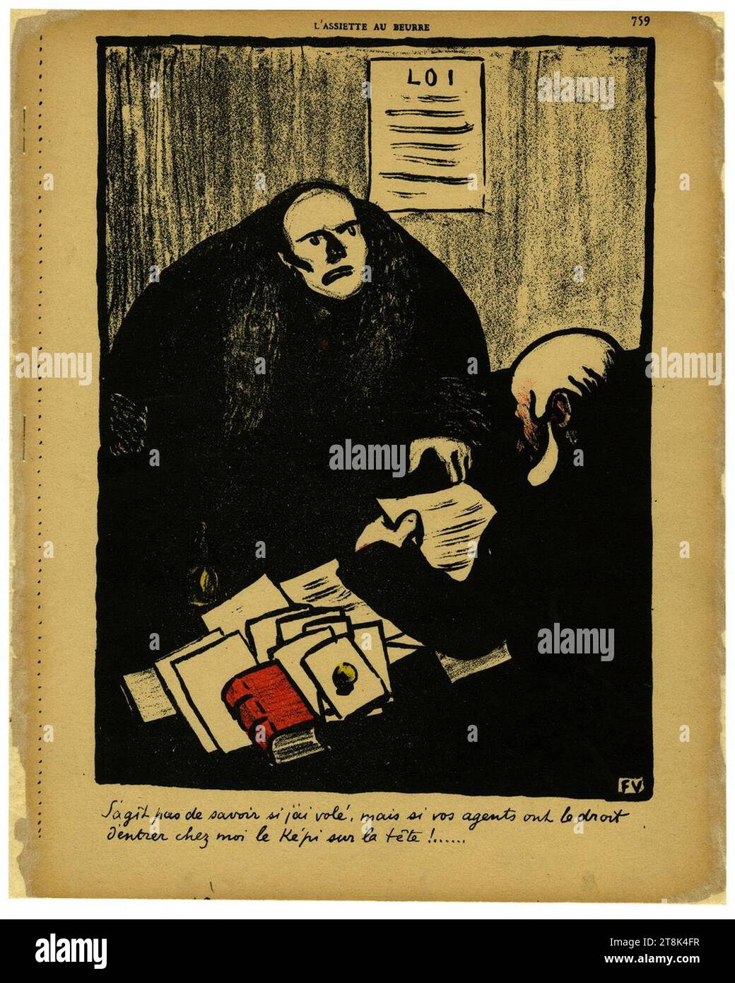 Vallotton - Crimes et Châtiments, planche 2 S'agit pas de savoir..., E ...