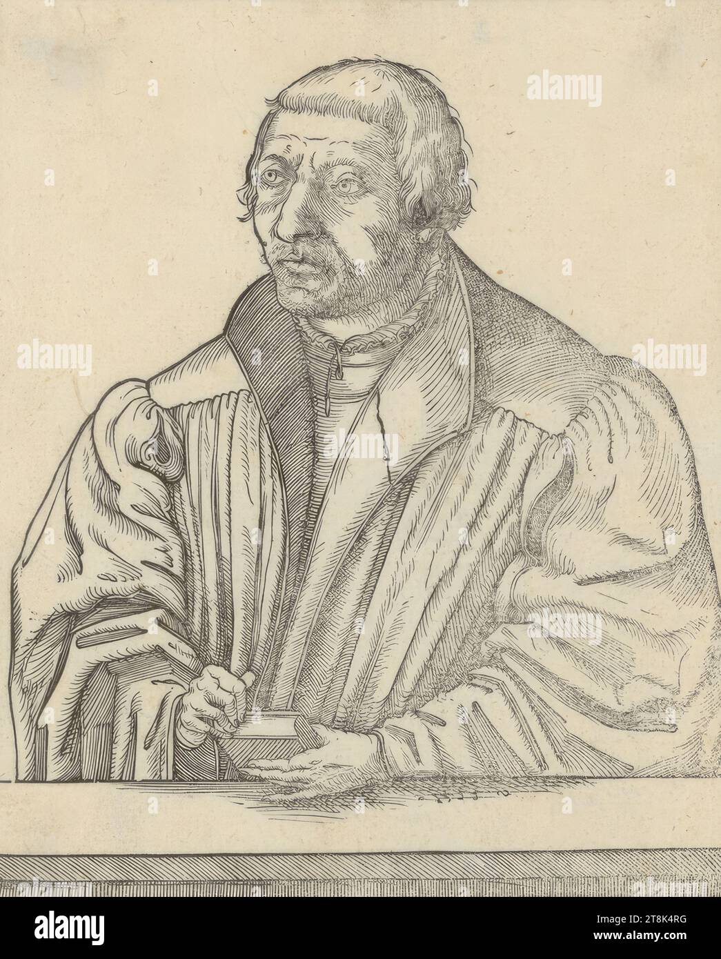 Portrait of Veit Dietrich, called Vitus Theodorus, Jacob Lucius ...