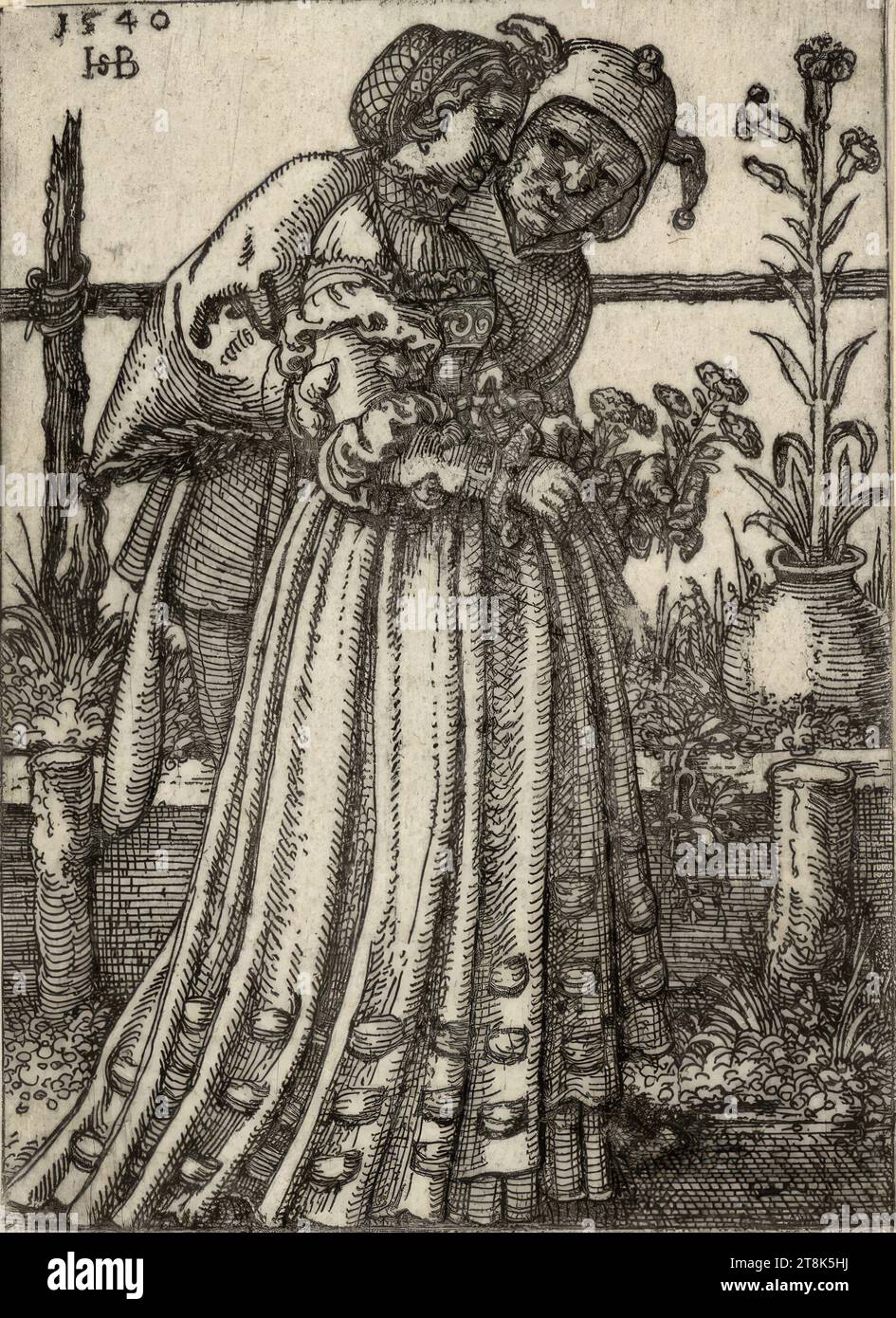 The Lady and the Fool, Sebald Beham, Nuremberg 1500 - 1550 Frankfurt am ...