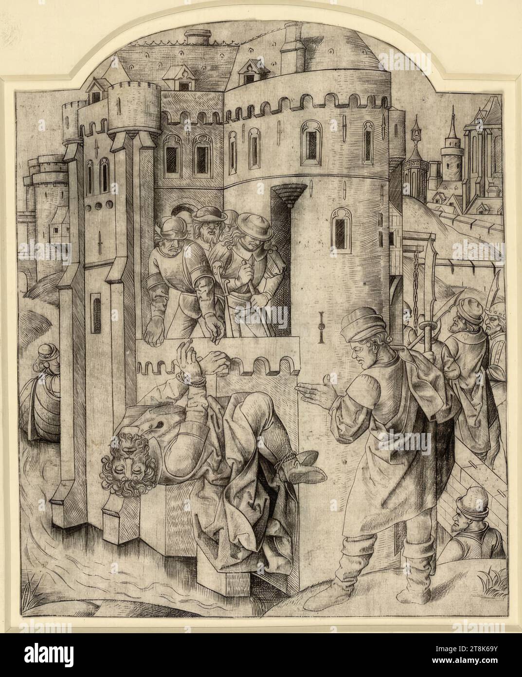 Marcus Manlius Capitolinus is thrown into the Tiber, Boccaccio: Du ...