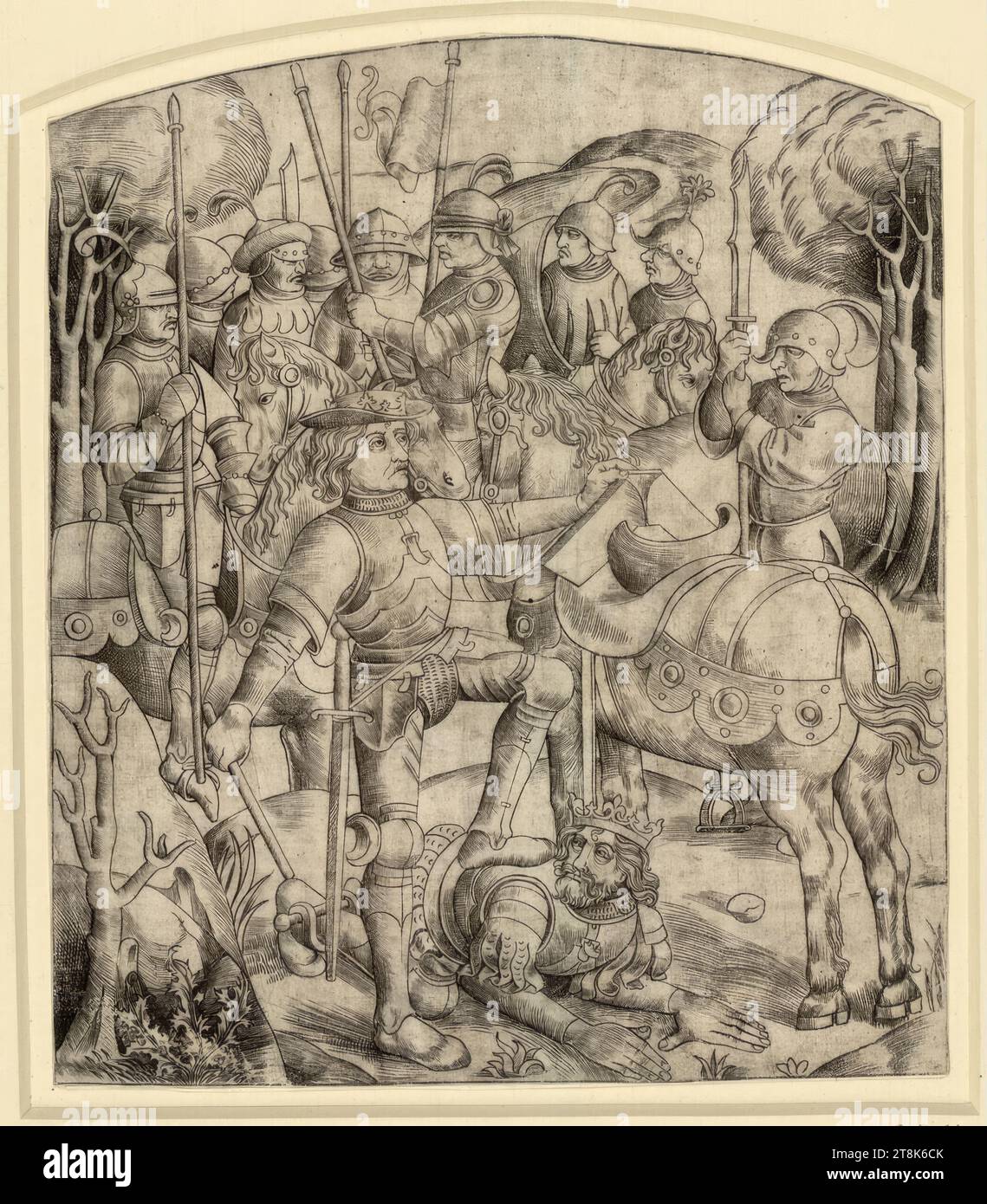 The humiliation of the Emperor Valerian by the Persian King Sapor ...