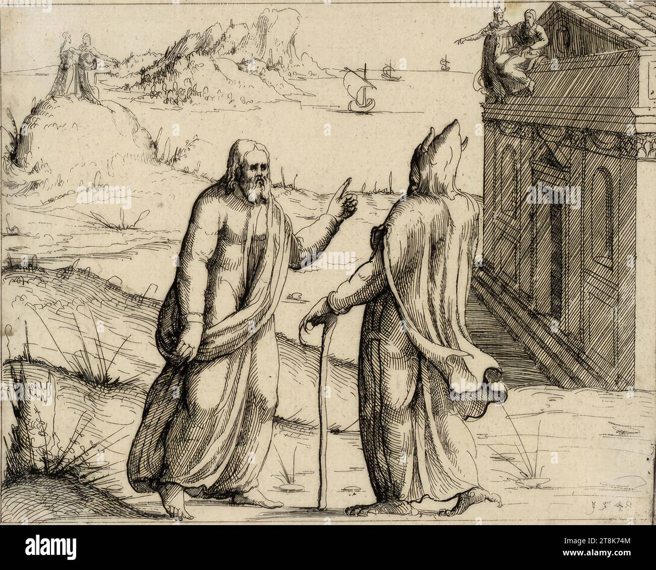 The Temptation of Christ, Peter Pereny, preface and entrance to the ...