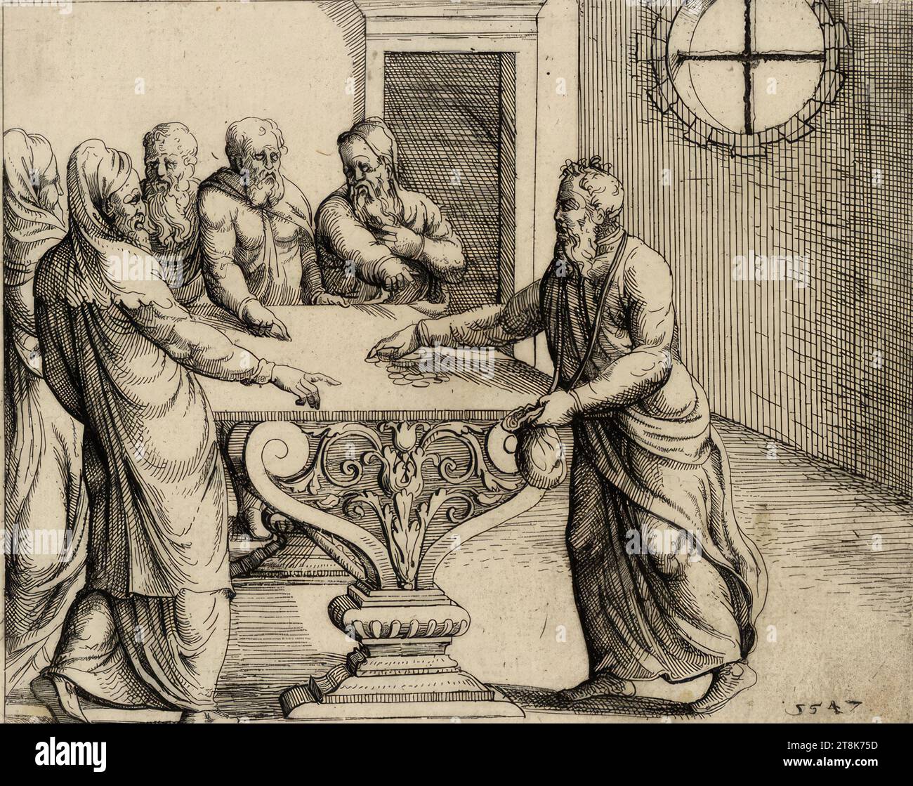 Judas receives money from the high priests, Peter Pereny, preface and ...