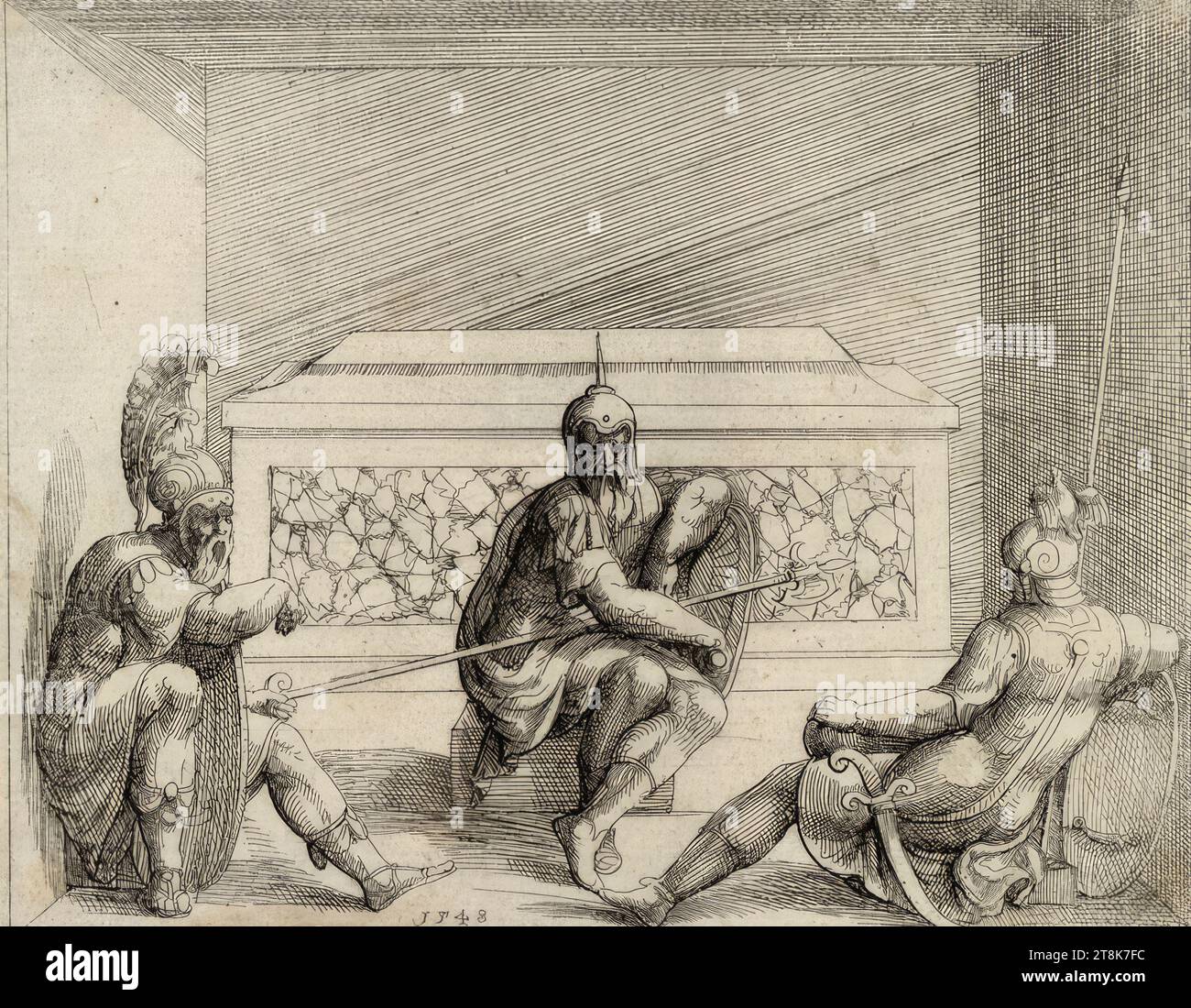 The guards at the grave of Christ, Peter Pereny, preface and entrance ...