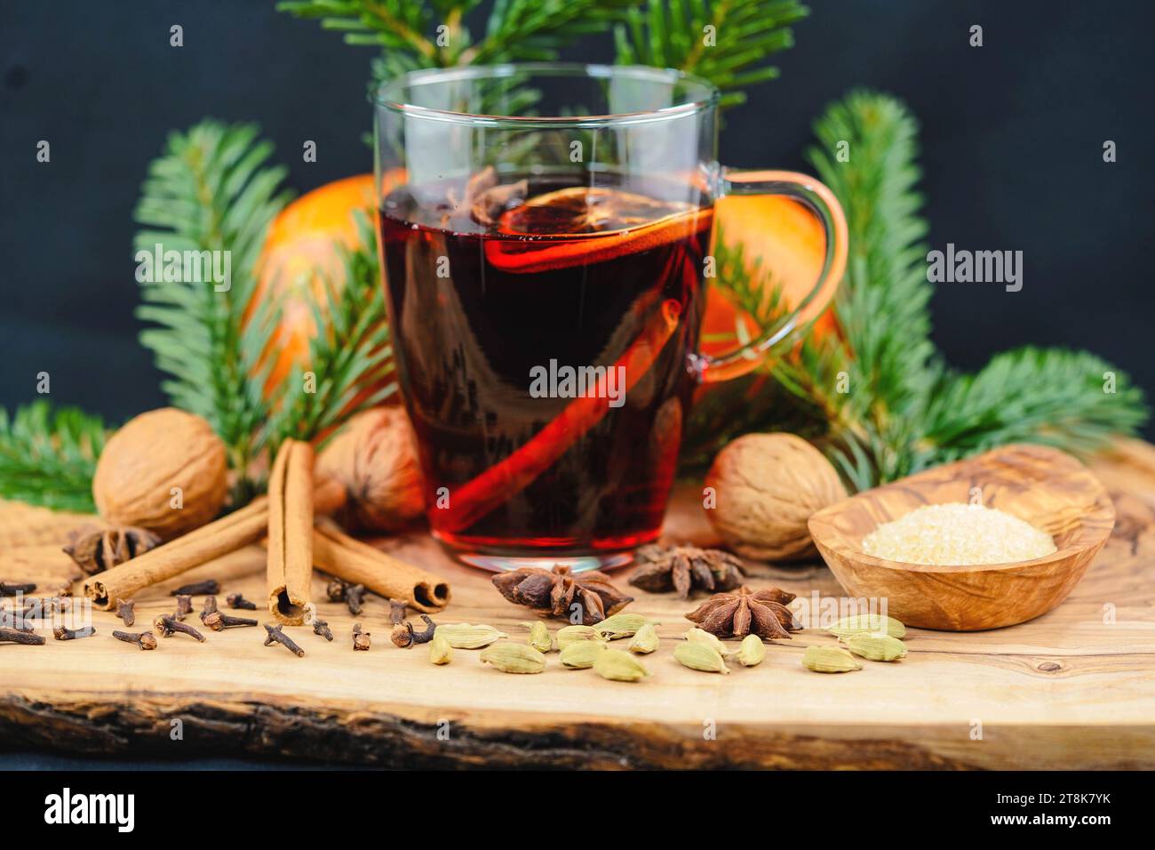 glass grogg with spikes Stock Photo - Alamy