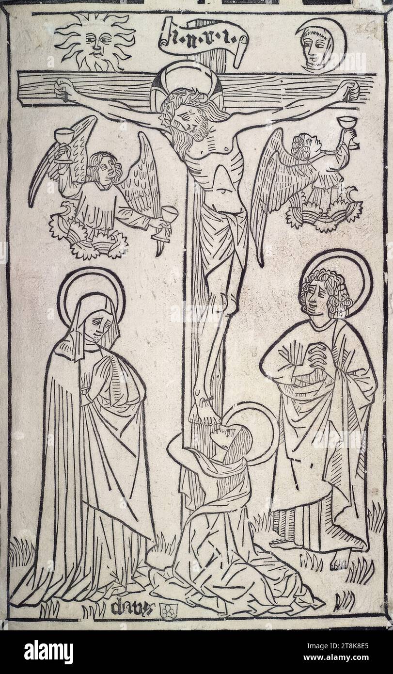 Crucifixion of Christ, Anonymous, printmaking, woodcut Stock Photo - Alamy