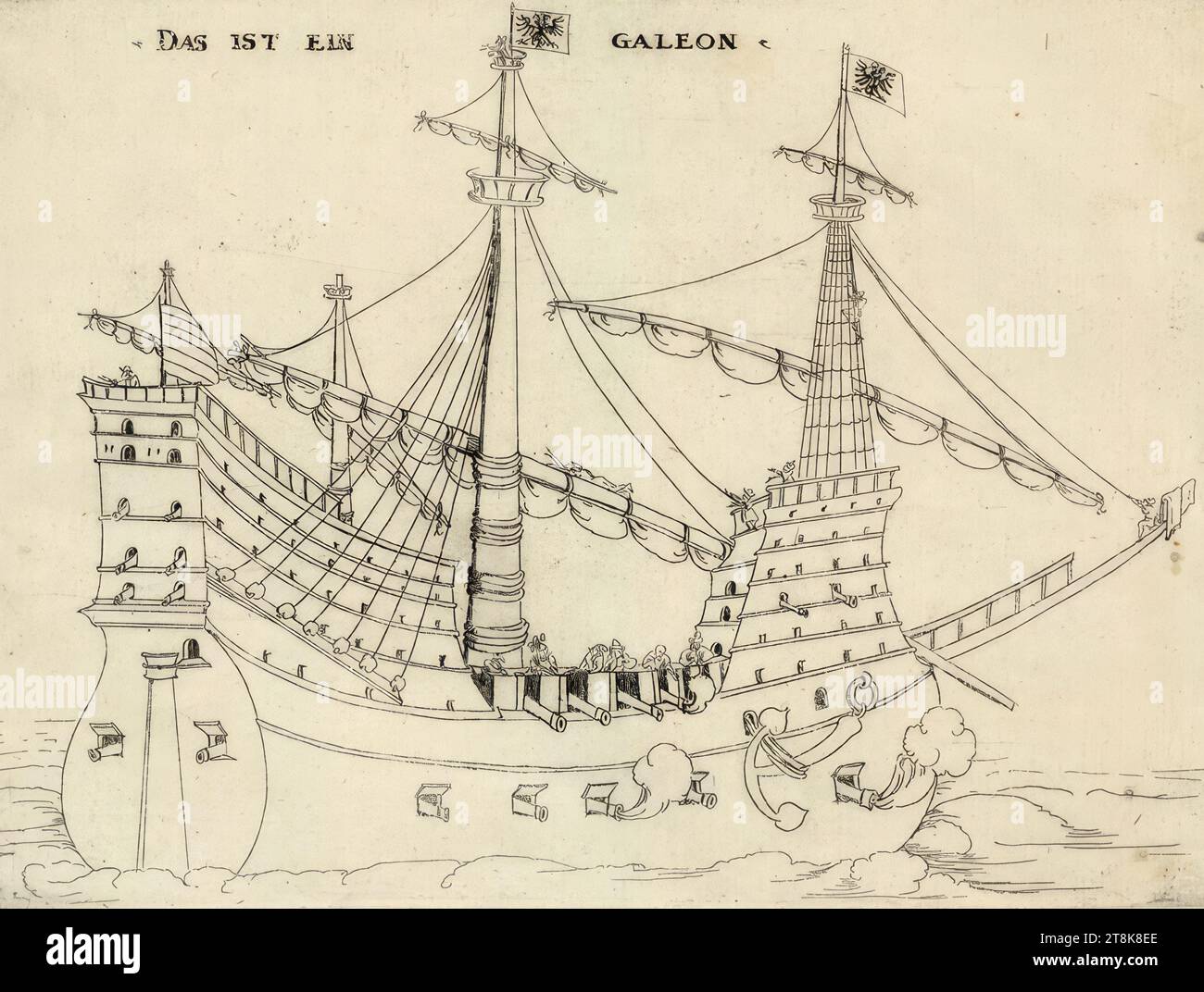 Galleon 16th century hi-res stock photography and images - Alamy