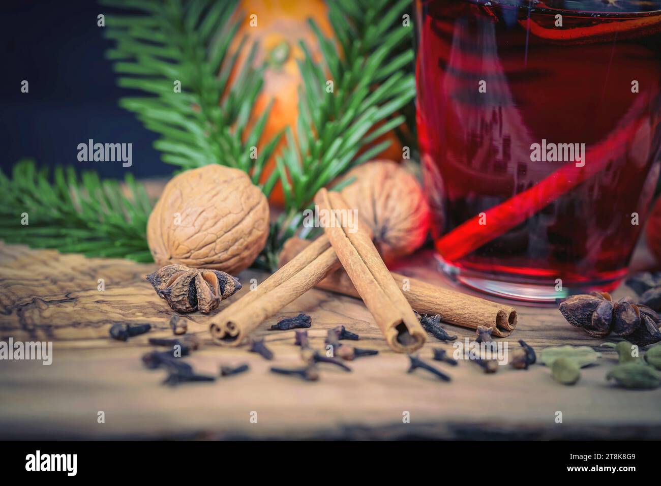 glass grogg with spikes Stock Photo - Alamy