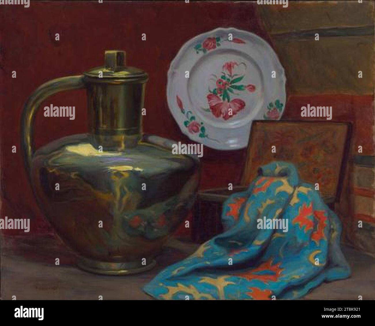 Vallotton - Still Life with Pitcher and Plate, 1887, 1950.375 Stock ...