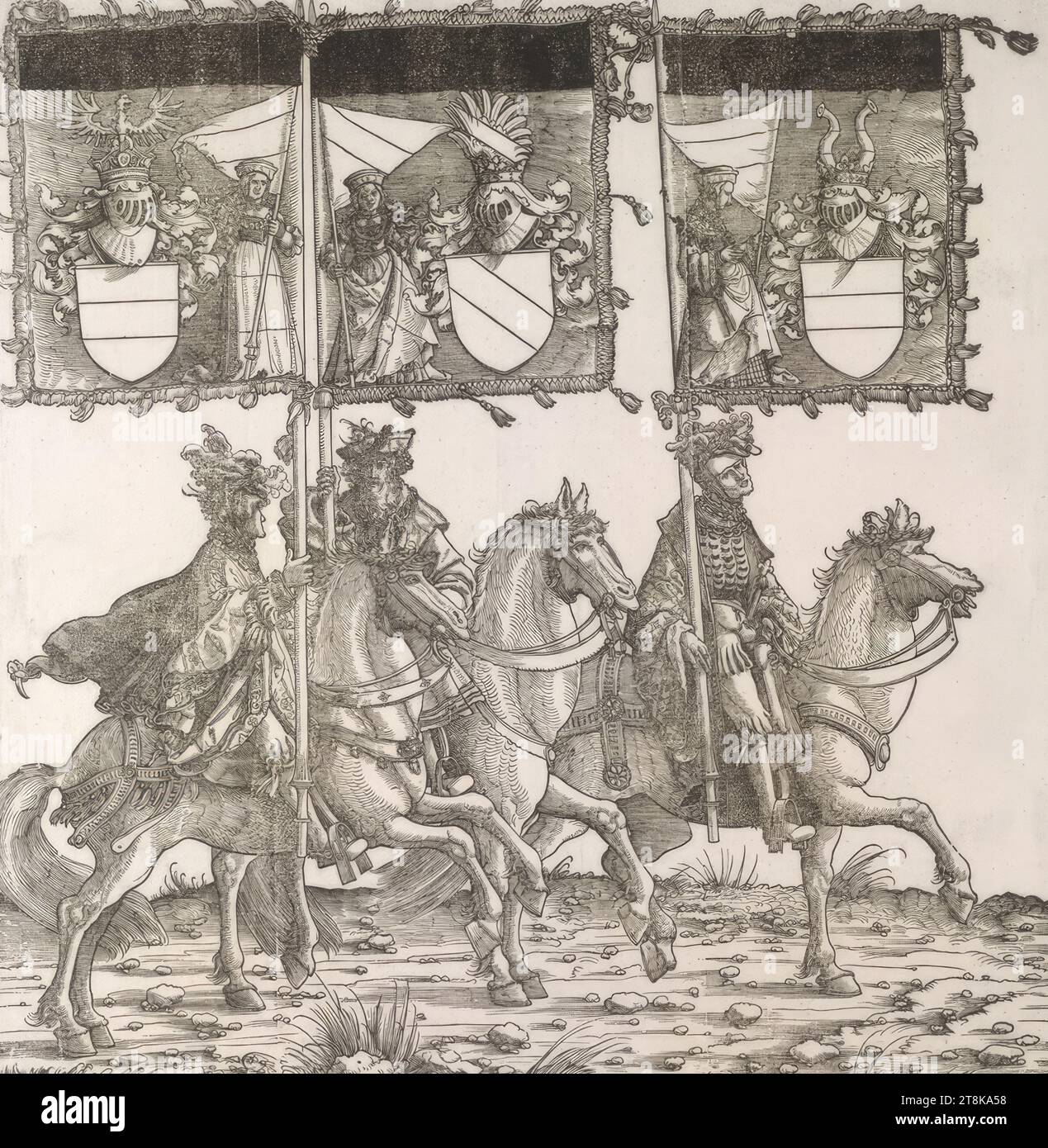 Triumphal Procession of Emperor Maximilian I: Banner of Bethune ...