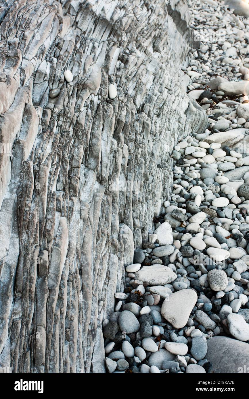 Rock formation and small stones Stock Photo - Alamy