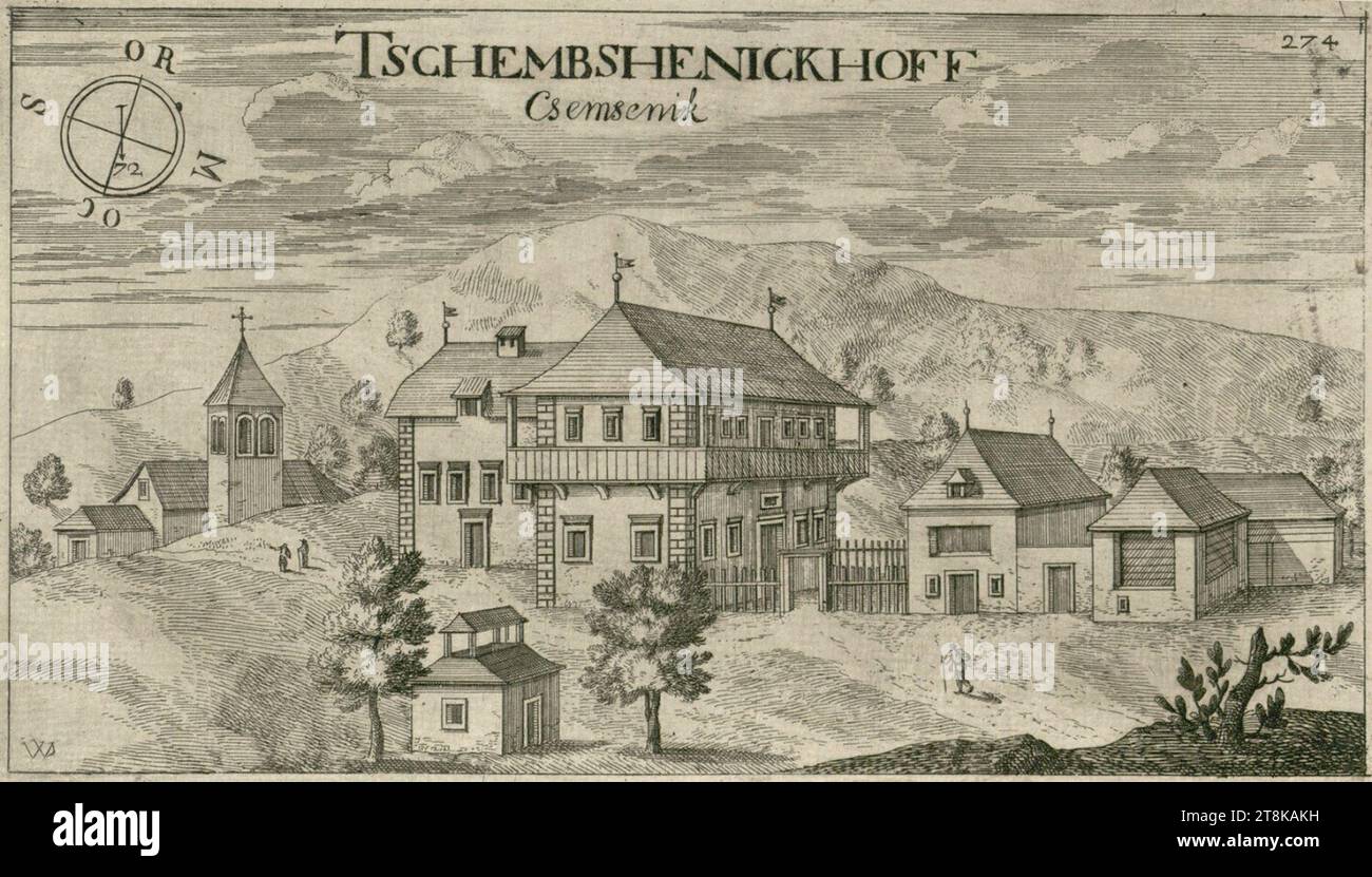 Valvasor - Dvorec Čemšenik Stock Photo - Alamy