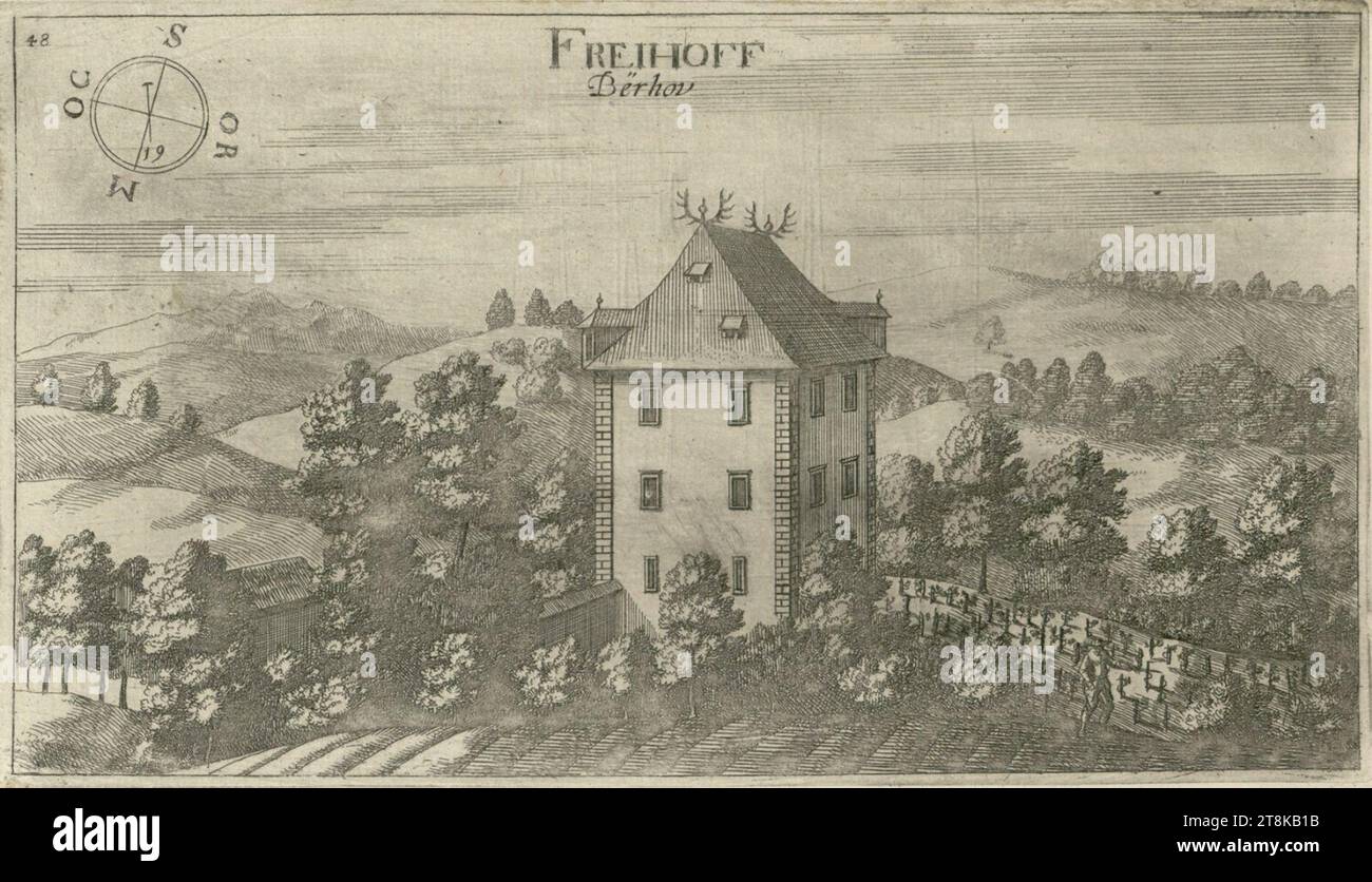 Valvasor - Dvorec Vrhovo Stock Photo - Alamy