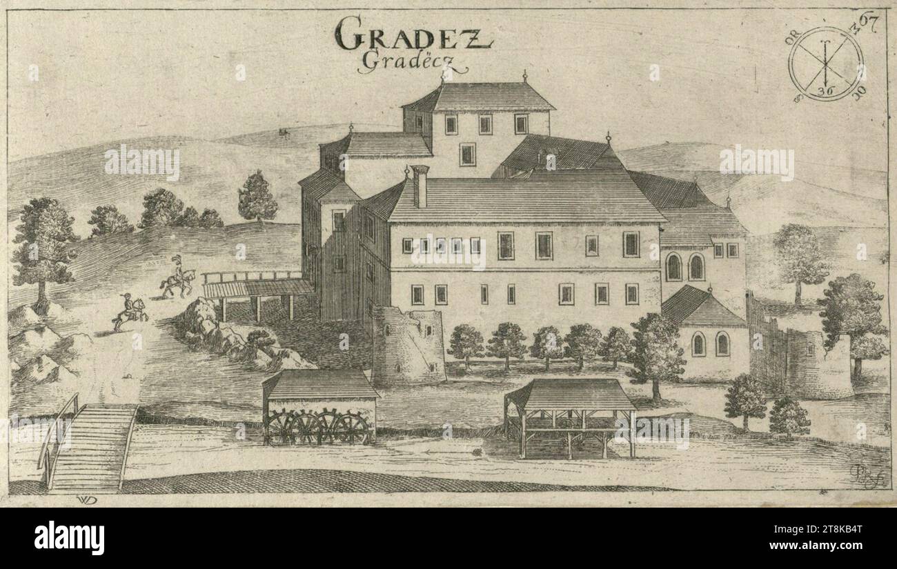 Valvasor - Grad Gradac Stock Photo - Alamy