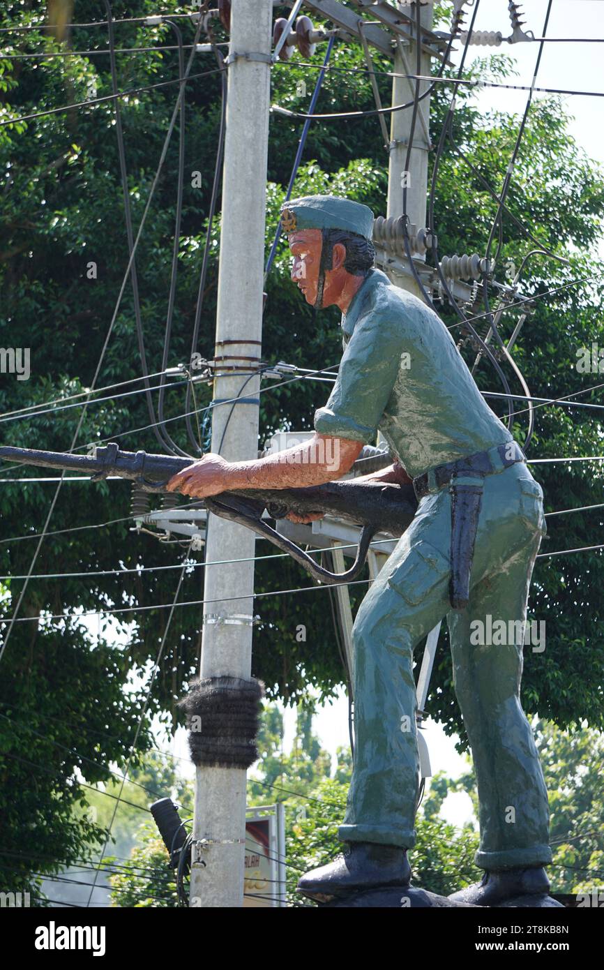 Sikatan Battalion Mobile Struggle Monument. This monument is a symbol ...