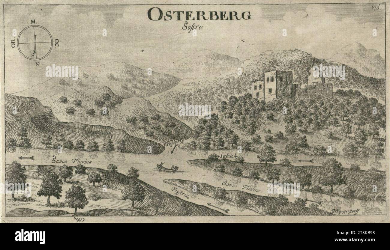 Valvasor - Grad Sostro Stock Photo - Alamy