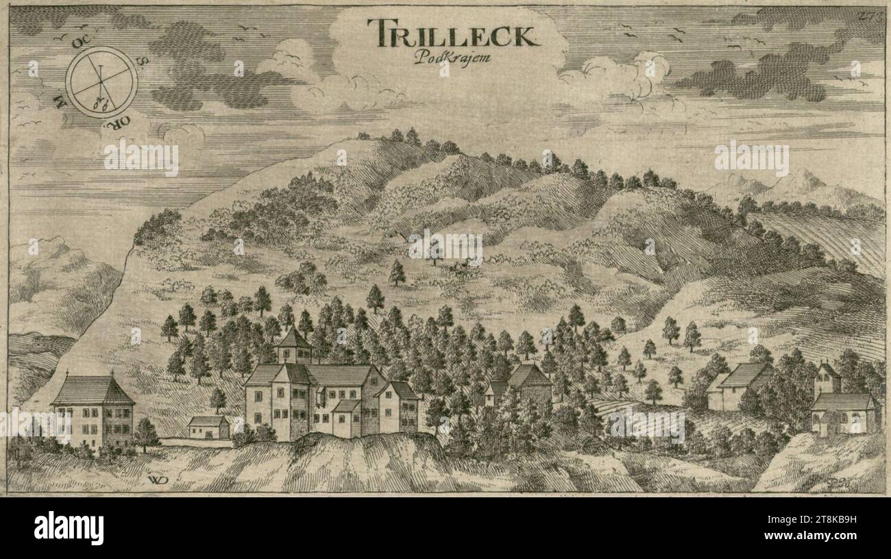 Valvasor - Grad Trilek Stock Photo - Alamy