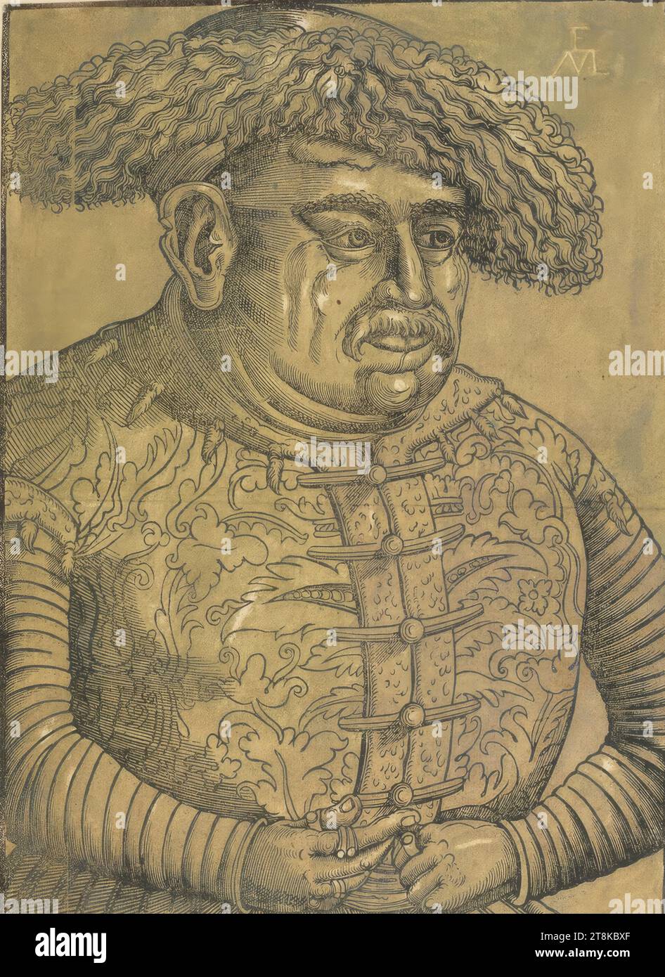 Bust portrait of a Turkish nobleman, soldier?, Melchior Lorch ...