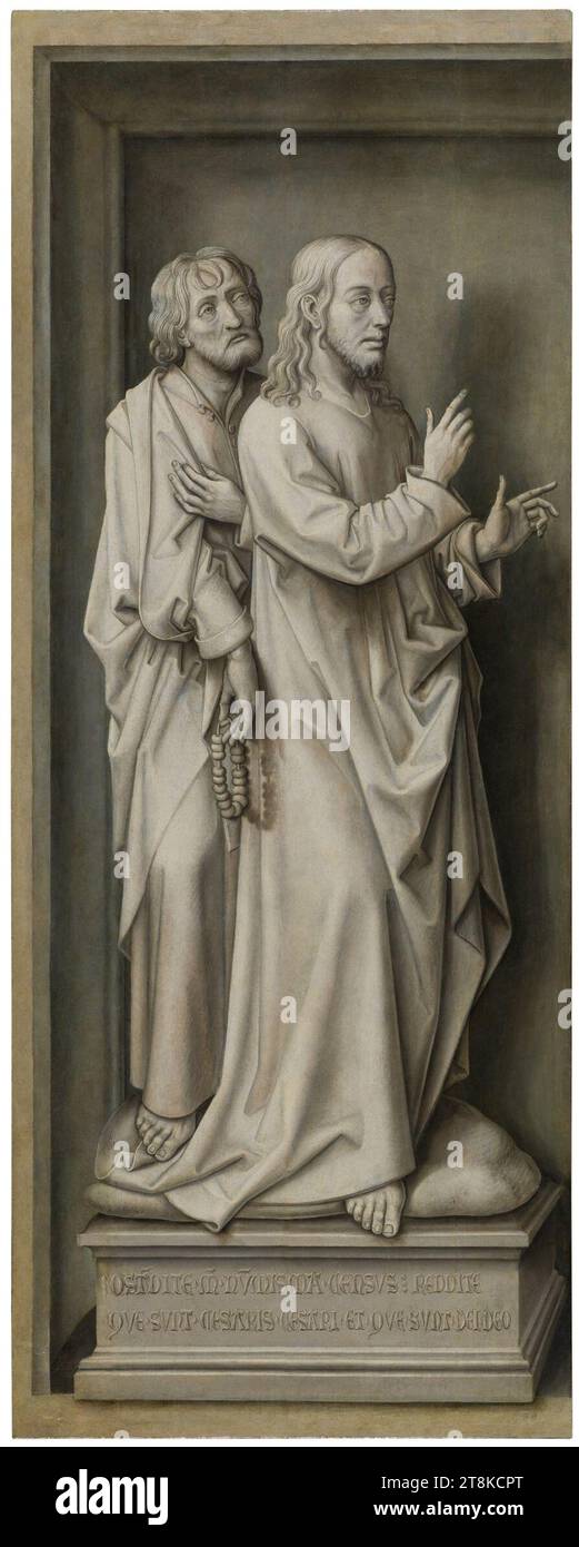 Van der Stockt, Triptych of the Redemption - Tribute to Caesar (Jesus and an Apostle Stock Photo ...