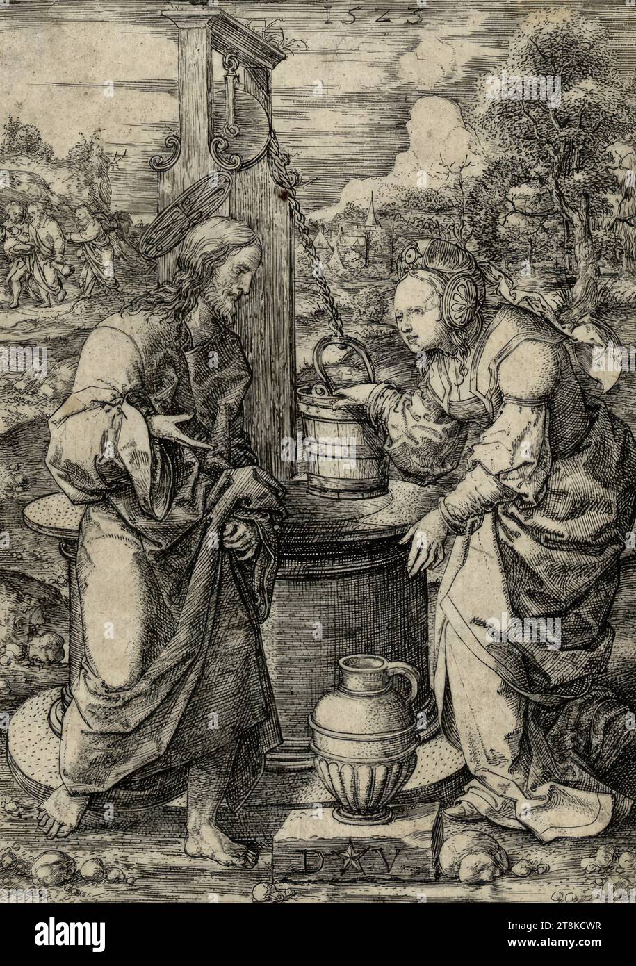 Christ and the Samaritan Woman, Dirk Jakobsz. Vellert, Amsterdam around ...