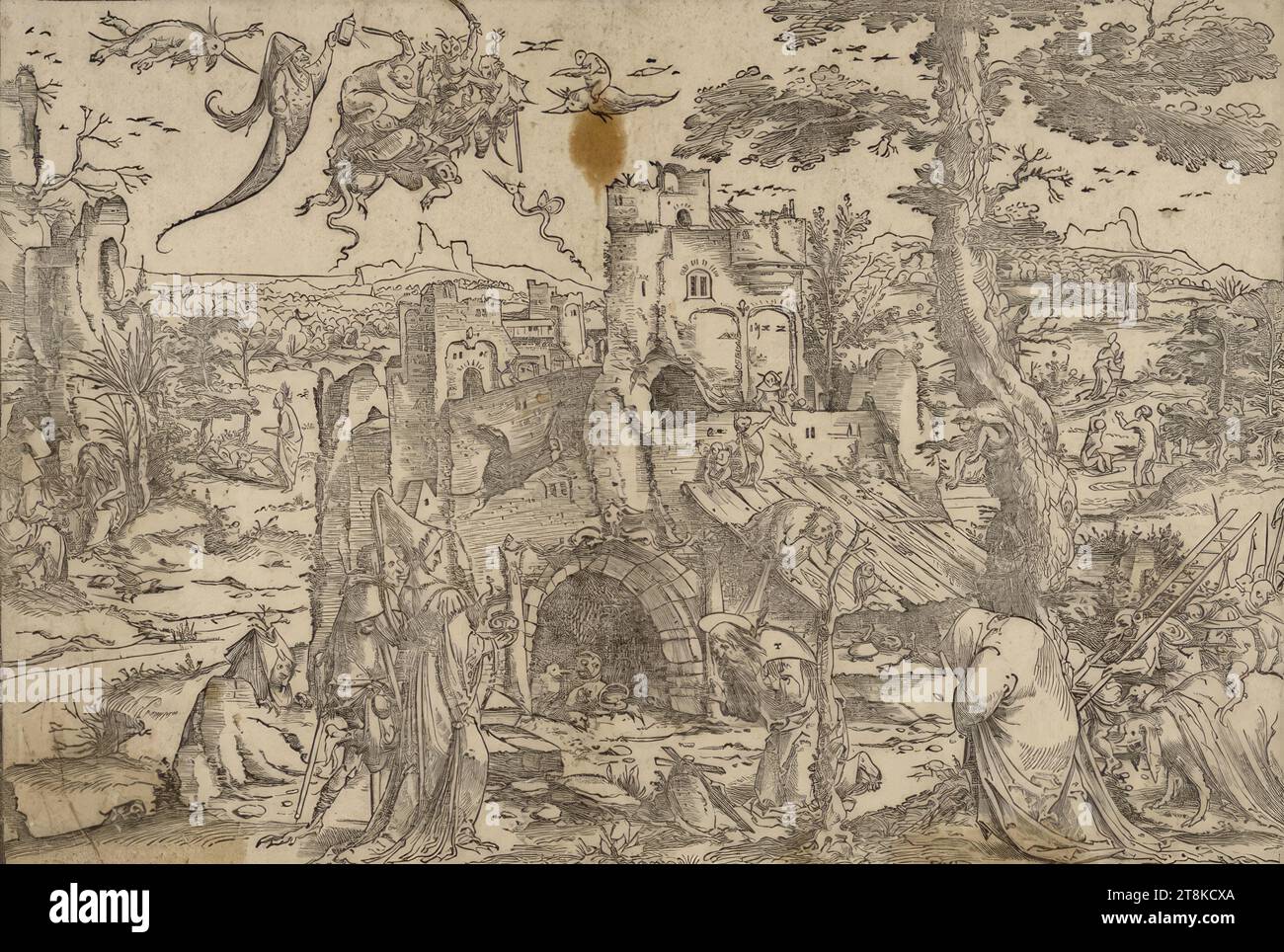 The Temptation of St. Anthony, Master J. Kock, Dutch, 1520 - 1540, 1522 ...