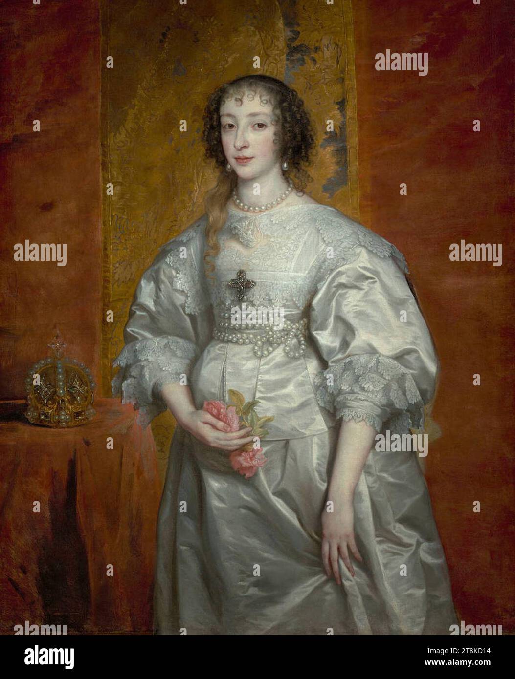 Van Dyck - Henrietta Maria von Frankreich (1609–1669), Gemahlin Karls I ...