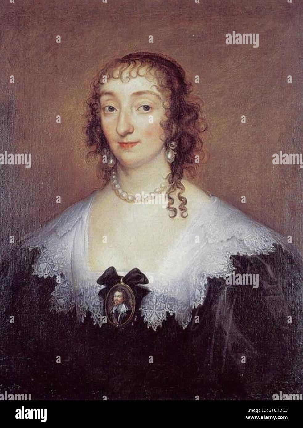 Van Dyck - Portrait of Katherine Manners, duchess of Buckingham ...