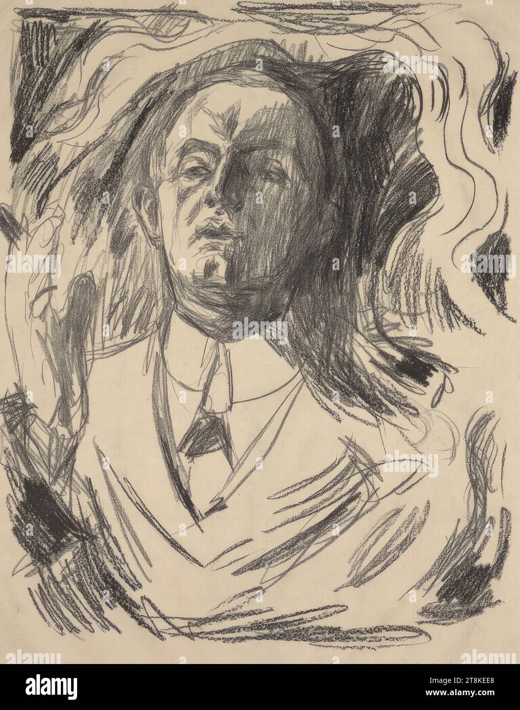 Edvard munch self portrait hi-res stock photography and images - Alamy
