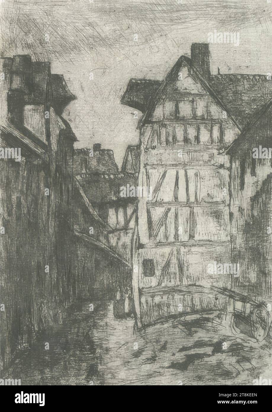 Rue Géricault, à Rouen, Camille Pissarro, Charlotte-Amalie, Saint ...
