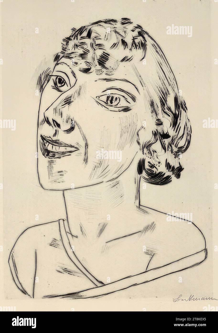 Sarika, Max Beckmann, Leipzig 1884 - 1950 New York, 1922, print ...