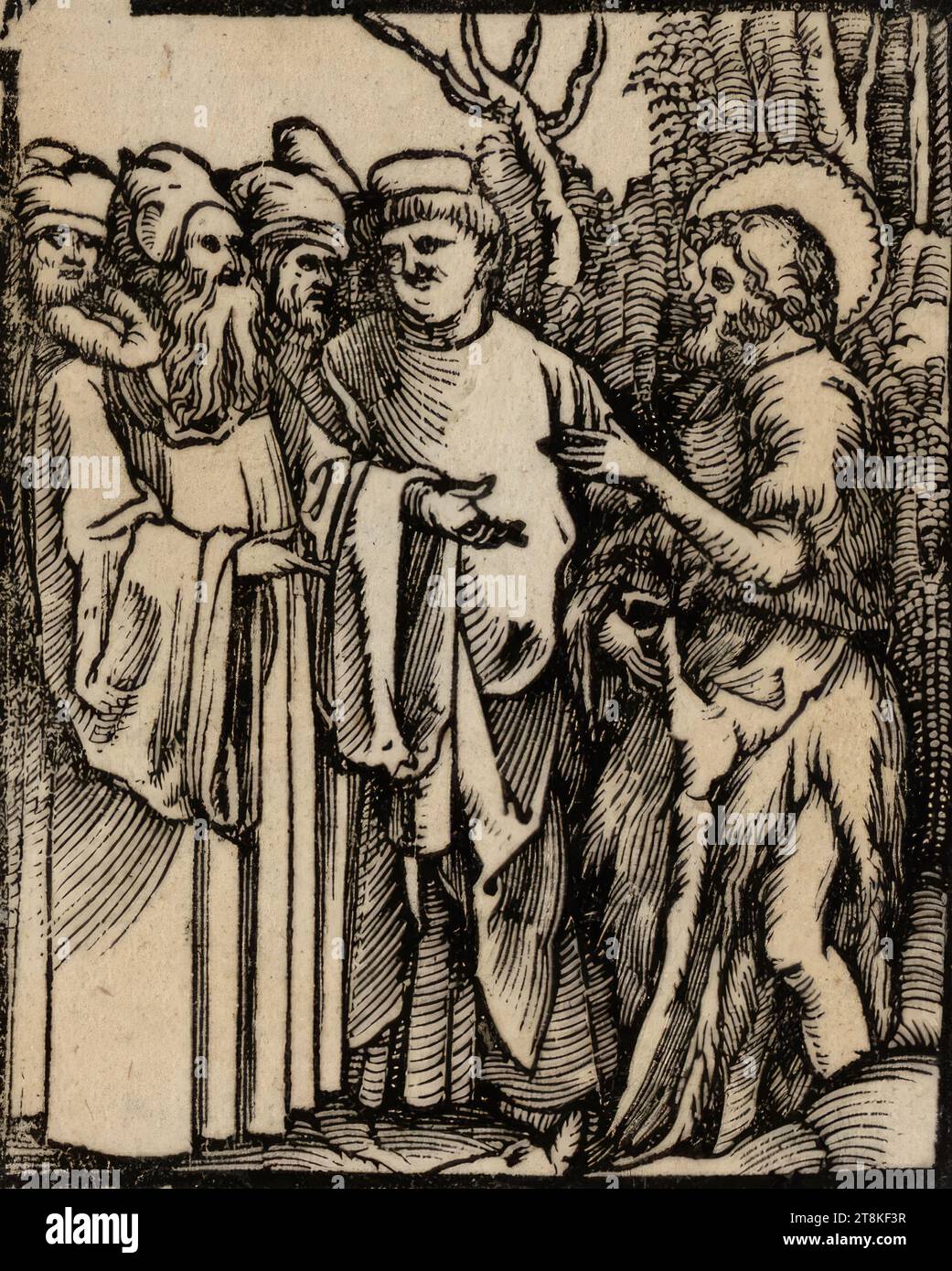 The Jews send priests and Levites to John, devotional book with Sunday ...