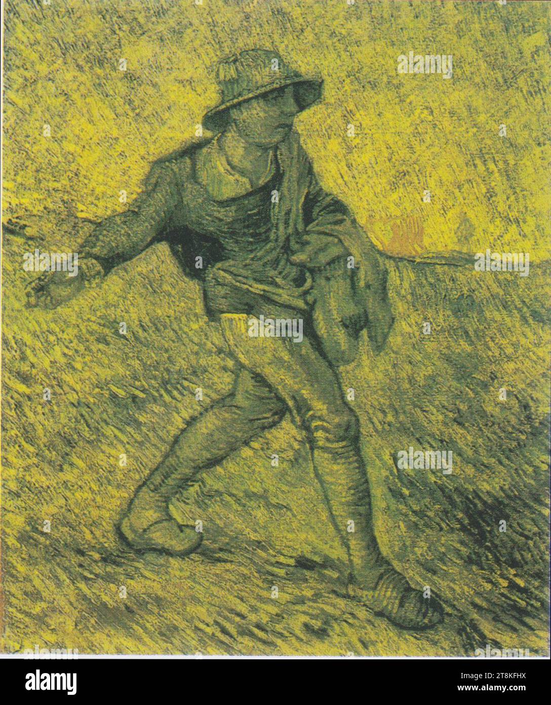 Van Gogh - Der Sämann (nach Millet Stock Photo - Alamy
